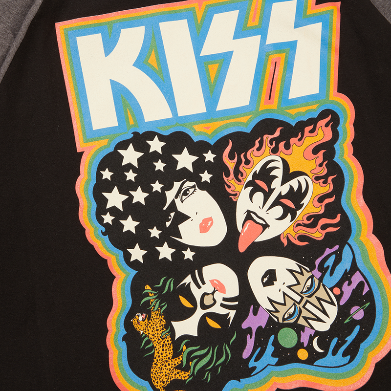 Rock and Roll Over Raglan - KISS Official Store