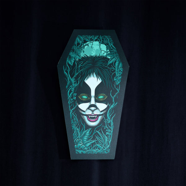 The Catman Coffin Poster (Screen Printed + Glow In The Dark) - KISS ...